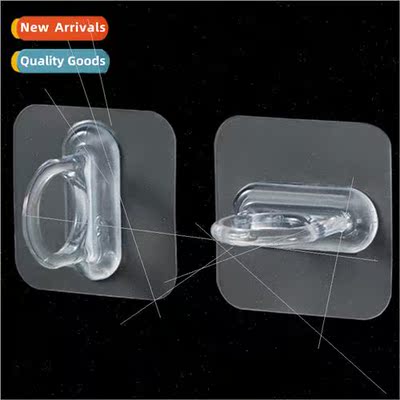 Circle hooks multi-function transparent no-hole ring-shaped