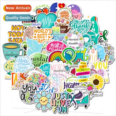 50 Mental Health Education Awareness Stickers New Mental Hea