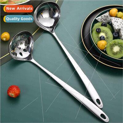 Stainless steel hot pot spoon heart-shaped soup ladle funnel