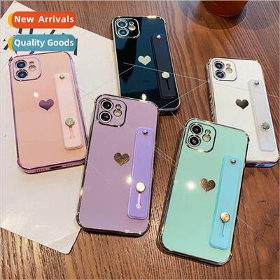 适用 iphone13promax side electroplating love phone case appl