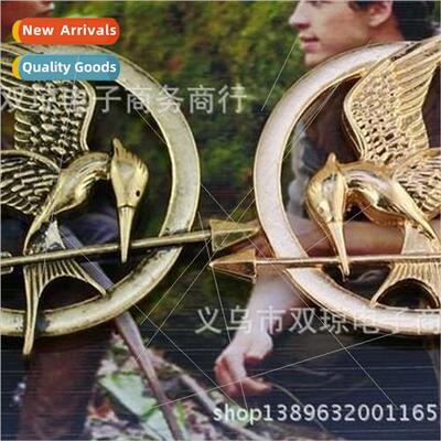 Popular Hunger Games Necklace LOGO Mockingjay Necklace Doubl