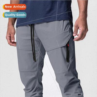 Eurocode 2023 new quick-dry fitness pants multi-pocket high