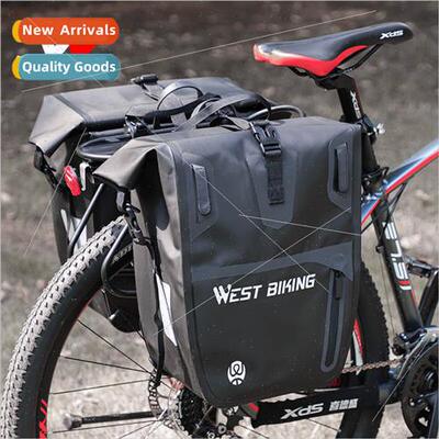 Waterproof panniers reflective mountain bike single side rac