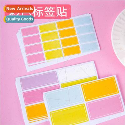 Colorful classification stickers handwritten self-adhesive l