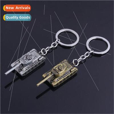 Tank keychain tank pendant military fan chariot alloy jewelr