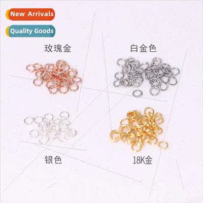 diy jewelry accessories color-retaining 18K gold-plated open