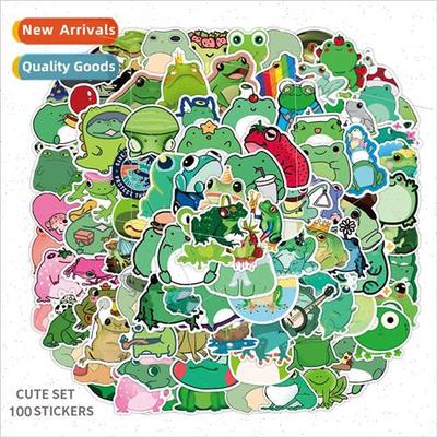 100 Cute Frog Anime Doodle s ggage Car Laptop Fridge Motorcy
