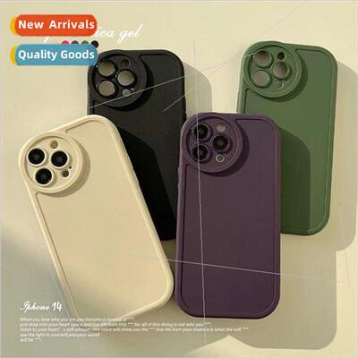 Simple solid color iPhone 13Pro case 12/11 适用 Apple 14ProM