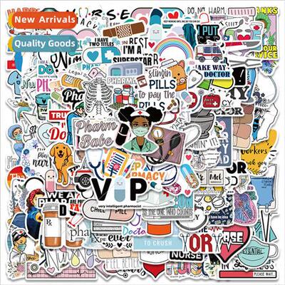 150 Doctor Nurse Pharmacist Stickers ggage Skateboard Mug Gu