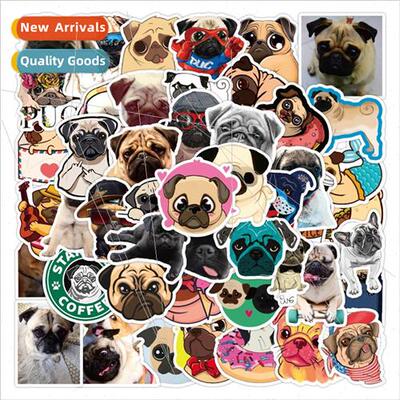 50 new cartoon cute shaggy dog stickers phone case luggage g