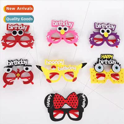 New Childrens Glasses Birthday Party Decoration Cute Birdie