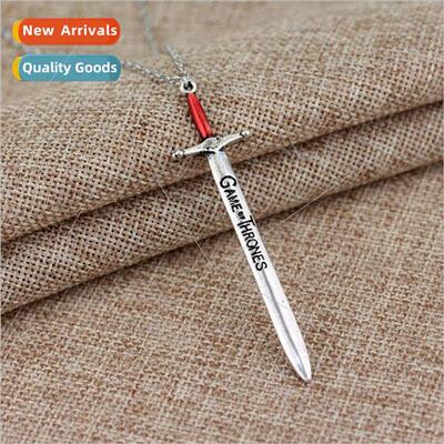 Percy Jackson Ocean Monster Sword Necklace Arms Alloy Pendan