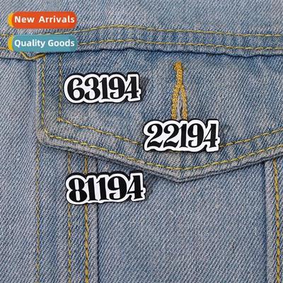 Promotial Europe and  Uned States math series alloy brooch i