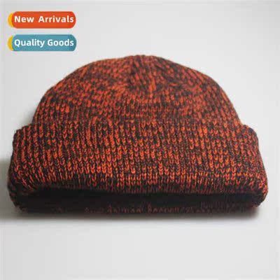 fashi men  women two-color segment dyeing knted cap warm cap