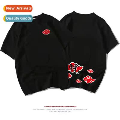 Short-sleeved t-shirt summer new Naruto Uchiha weasel set nd
