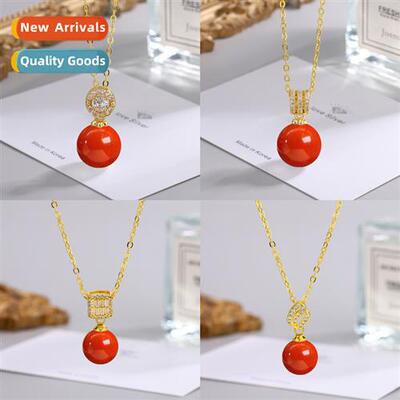 Min whirlwind Chinese red retro Hanfu zircia imati sourn red