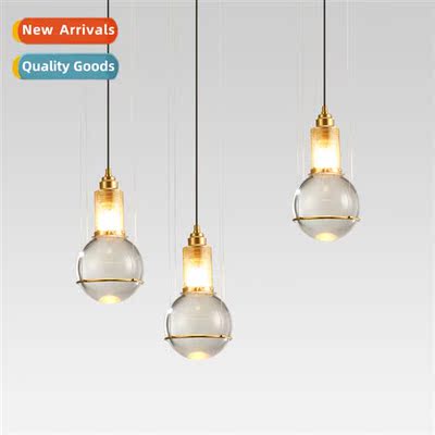 Light luxury B&B hotel bedside chelier modern simple persali