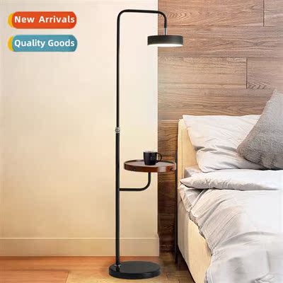 Simple modern floor lamp wh shelves living room bedroom beds