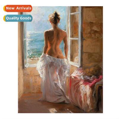 Simple hmade full embroidery thread embroidery an beauty bac