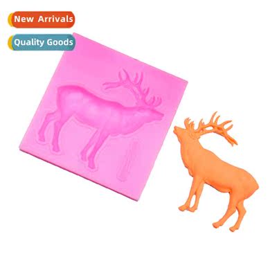 DIY Christmas Deer Moulds Plum Deer Moulds Flip Candy Clay C