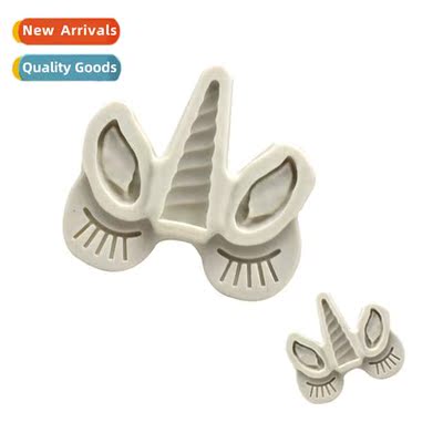 DIY Baking Tools Unicorn Ears Eyelashes Flippers Slime Decor