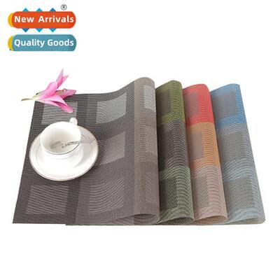 an rectangular pvc placemats 12 square grid series  placemat