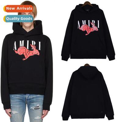 2023 Fall  Winter Casual Hundred Black AM Hoodie Men  Women