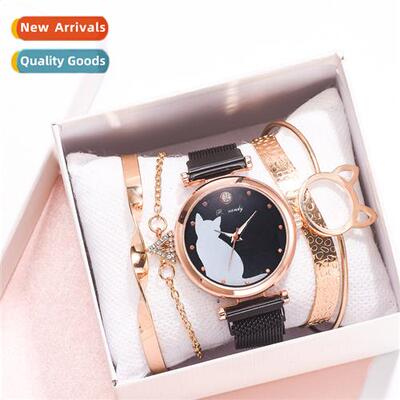 Quartz Watch 2020 New Womens Watches Cat Fashi Watch Bracele