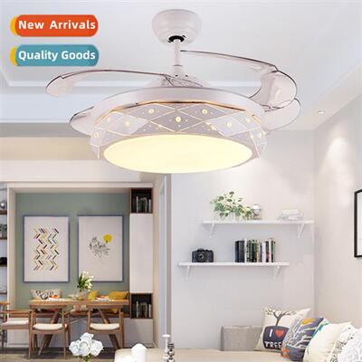 Invisible ceiling fan light fan light restaurant chelier bed
