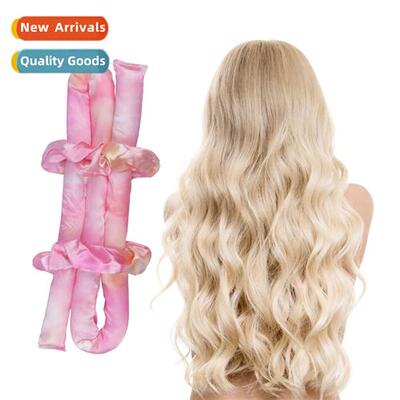 Simple Sleep Heatless Hair Curl Simulati Silk Print Spge Spo