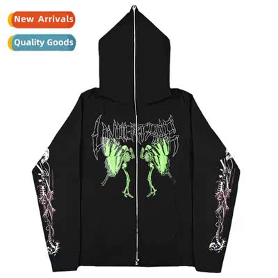 2023 dark sweatshirt men  women hoodie gothic couple Harajuk