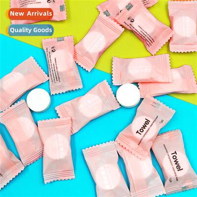 Travel disposable compressed towel small cleansing towel mak