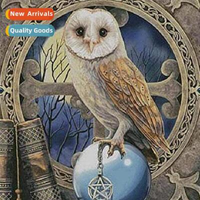 Cross Stch New DIY Owl Full Stch Simple Hmade Thread Embroid