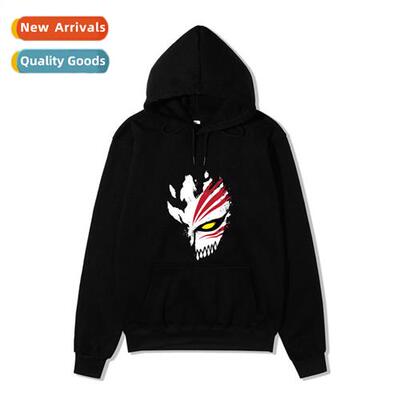 Shinigami BLEACH Kurosaki Ichigo Anime Printed Padded Hoodie
