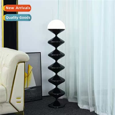 Scinavian Medieval Vintage Cream Wind Gourd Floor Lamp Livin