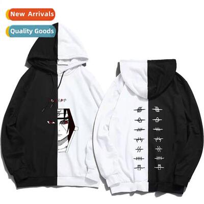 Japan anime Naruto Uchiha Weasel flower hoodie large size lo