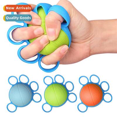 Spl Finger Grip Training Spge Ball Five Finger Exercise Not