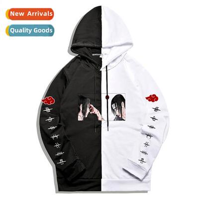 Japanese Naruto Uchiha Family Printed Hoodie Large Size Loos