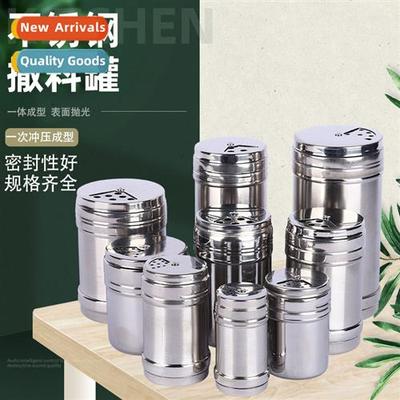 Rotatable Stainless Steel Powder Bucket Seasing Jar Seasing
