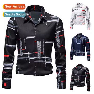 European versi   business mens Brish drape loose type lg-sle