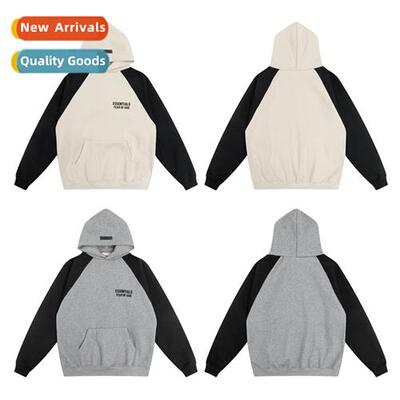 FOG Essentials Flocked Logo Padded Patchwork Hooded Sweatshi