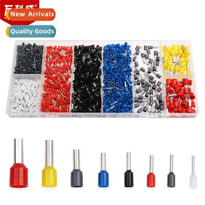 1200pcs Boxed Cold Pressed Tubular Terminal K Insulated Bull