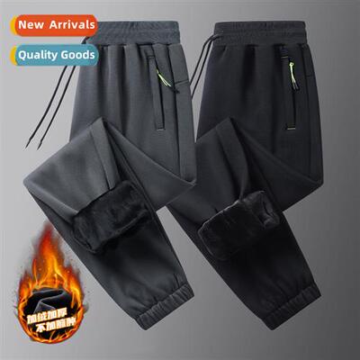 Big size mens casual pants straight spring, autumn and winte