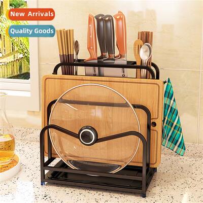 Modern wind stainless steel kchen shelf multifunctial cuttin