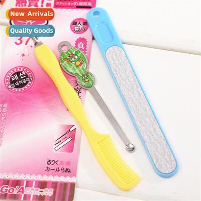 Cleaning care tools set  three dead skin removal knife scrub