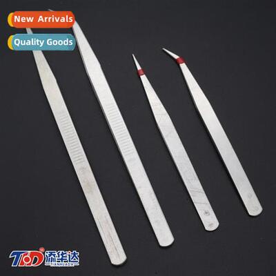 stainless steel tweezers pointy tip curved tip flat tip twee
