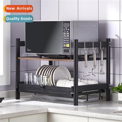 Kchen microwave oven shelf put chopsticks dishes dishes plat