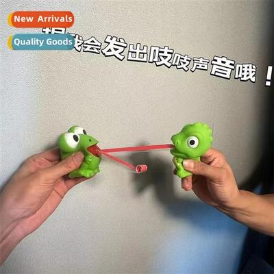Tgue spting vocal frog pinch fun big eye frog bb call small