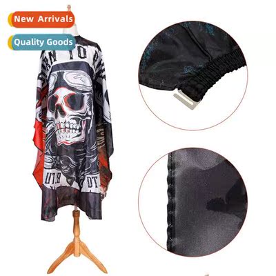 Fashi Vintage Skull Wahl Hairdressing Wrap Sal Dyeing Perm C