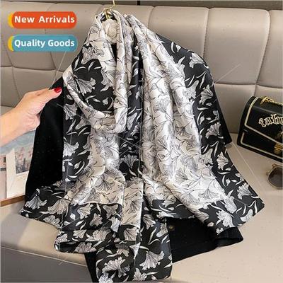 2023 Korea  fashion printing simulation silk temperament sil